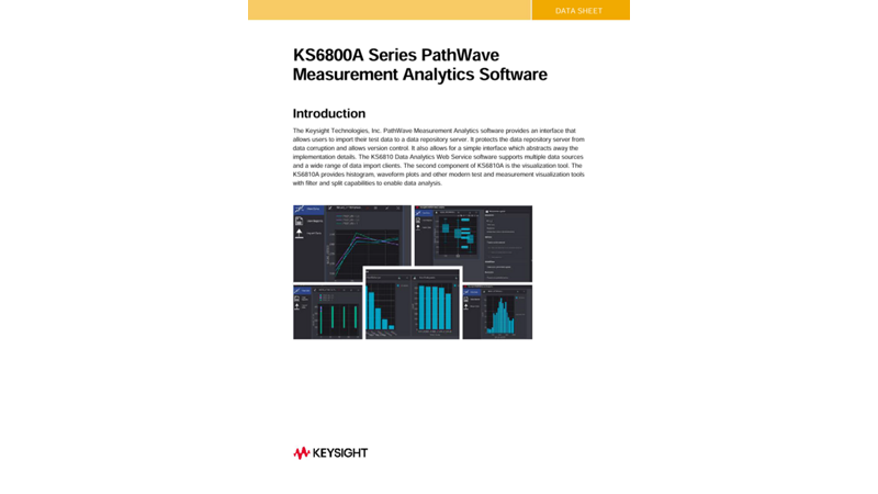 PathWave Measurement Analytics | Keysight